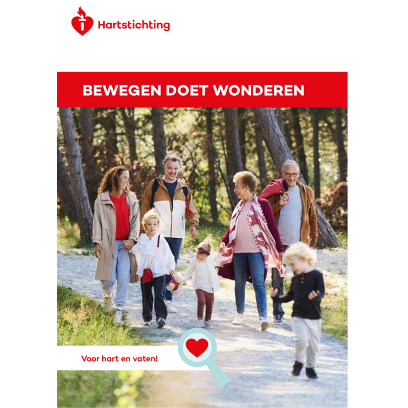 Brochure Bewegen doet wonderen – Hartstichting
