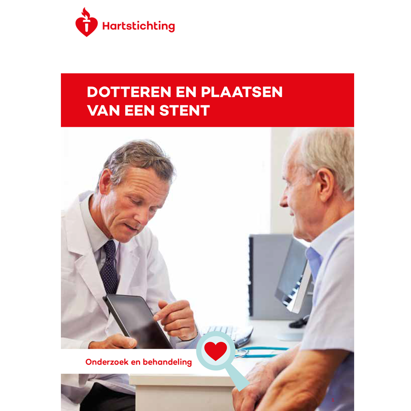 Brochure Dotteren en plaatsen van een stent – Hartstichting