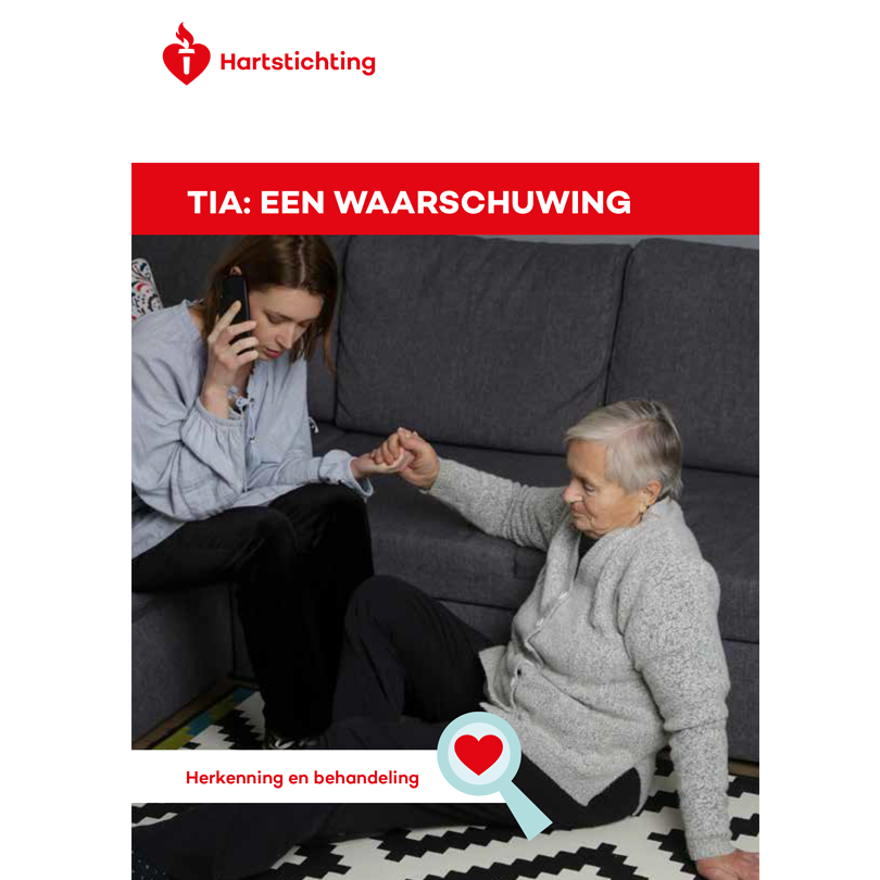 Brochure TIA: Een waarschuwing – Hartstichting